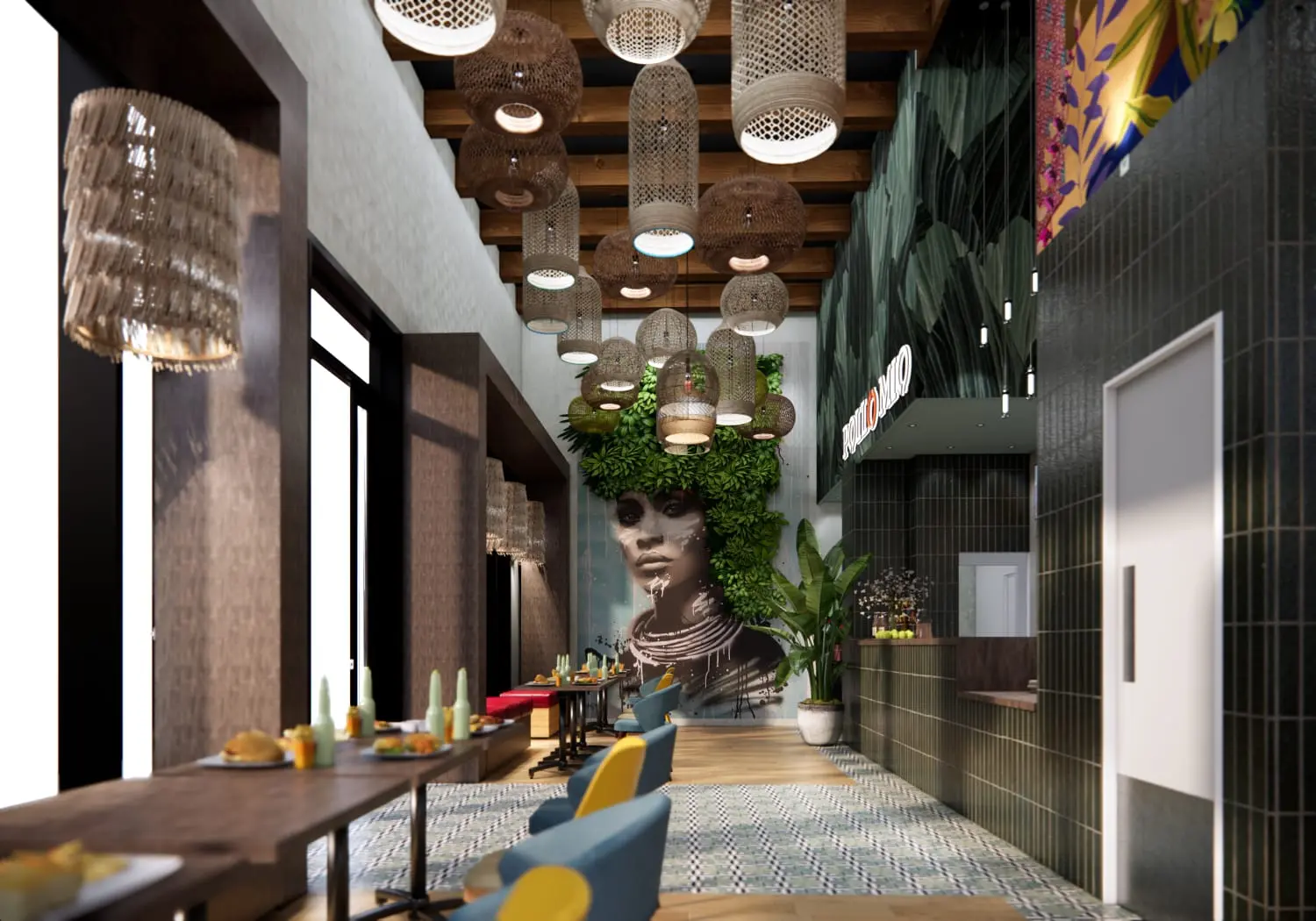 Réalisation d'une mezzanine pratique pour un restaurant à Nanterre ...